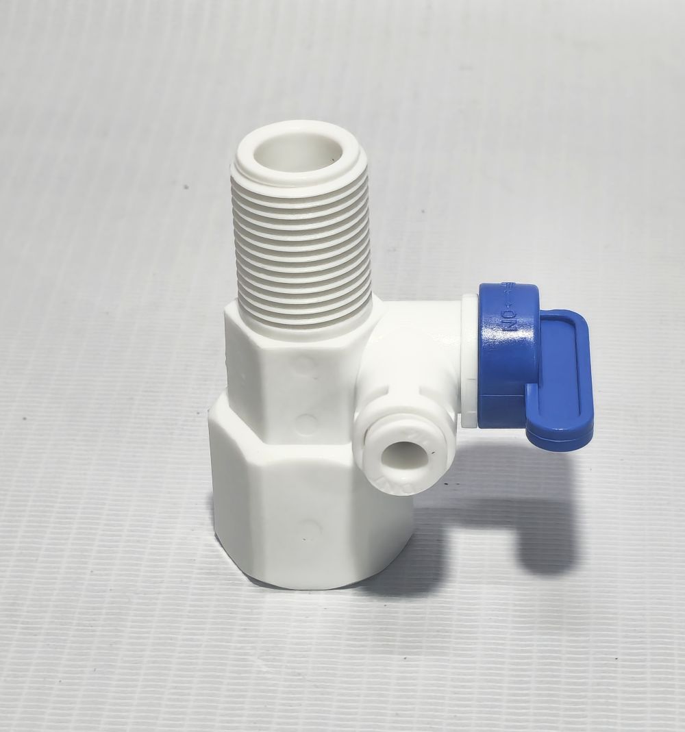 R.O. Connection Nipple With Valve | RO Inlet Set for RO water system ...